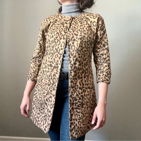CAbi | Jackets & Coats | Carol Anderson By Invitation Leopard Print ...